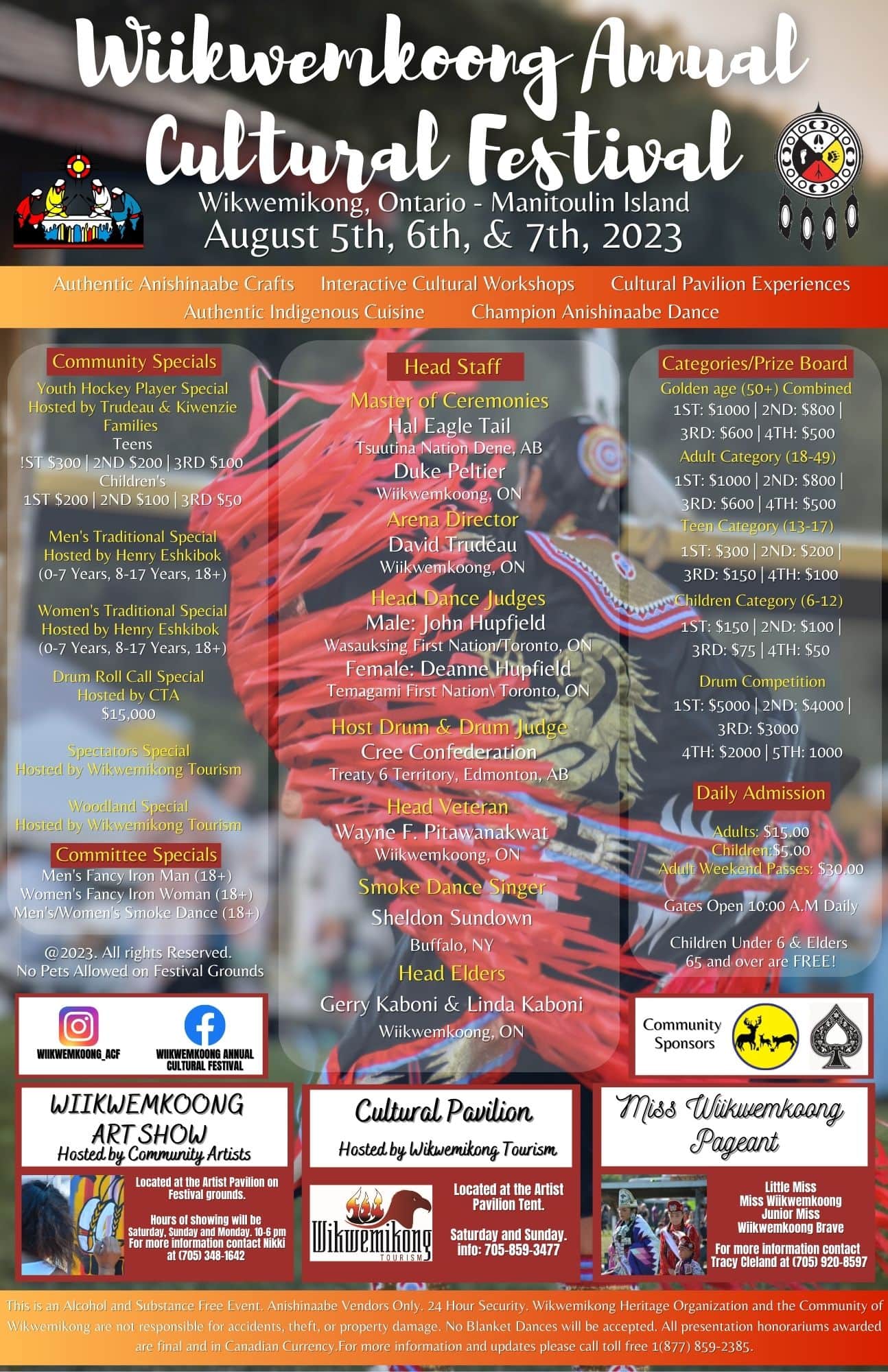 Annual Cultural Festival - Wikwemikong Tourism